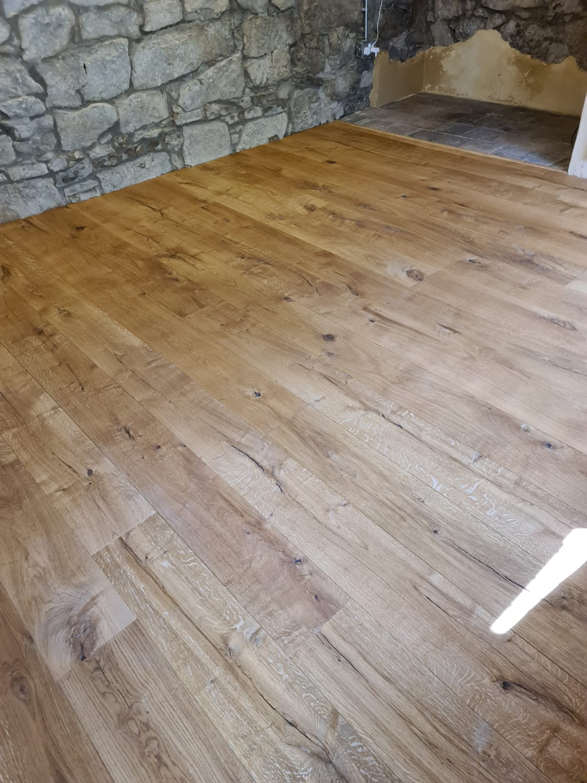 Ripped Oak No2 - Bespoke made engineered hardwood flooring - Chester ...